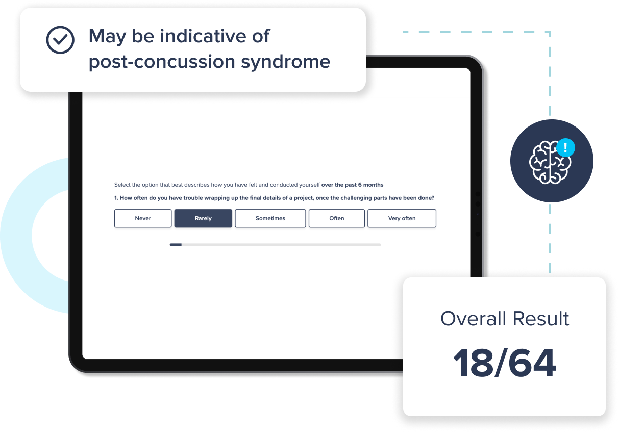 Rivermead Post-Concussion Symptoms Questionnaire (RPQ) | Creyos Health