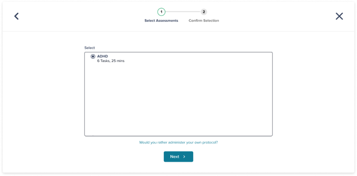 The Creyos ADHD Cognitive Assessment and Automated Report